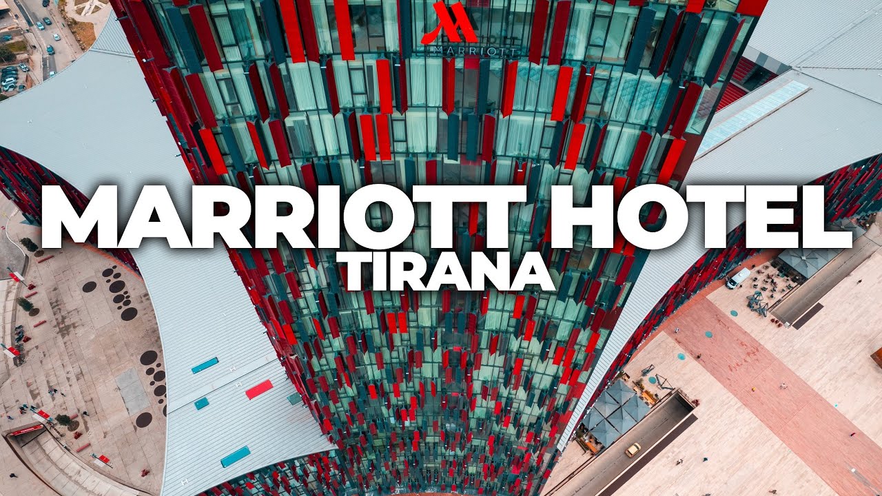 TIRANA MARRIOTT HOTEL | 5K DRONE VIDEO, TIRANA 2023 - YouTube