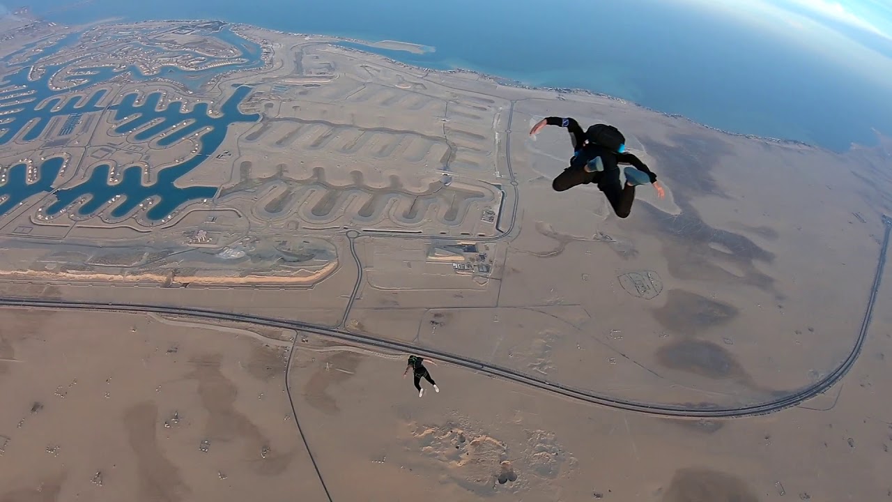 Skydiving over the kuwait - Best jumps of 2018 - YouTube