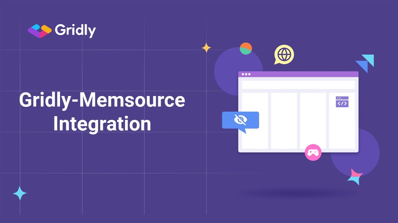 GRIDLY Tutorial: Integration with Memsource - YouTube