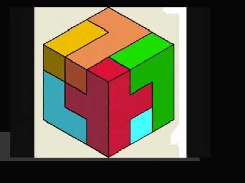 How to solve the 7 piece cube puzzle - YouTube