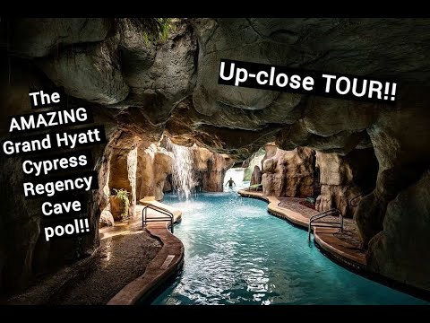 The amazing Hyatt Regency Grand Cypress CAVE pool - YouTube