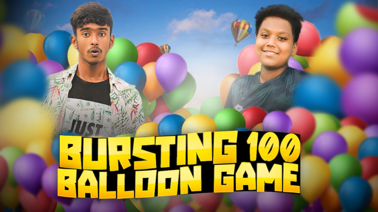 50 balloon bursting game। - YouTube
