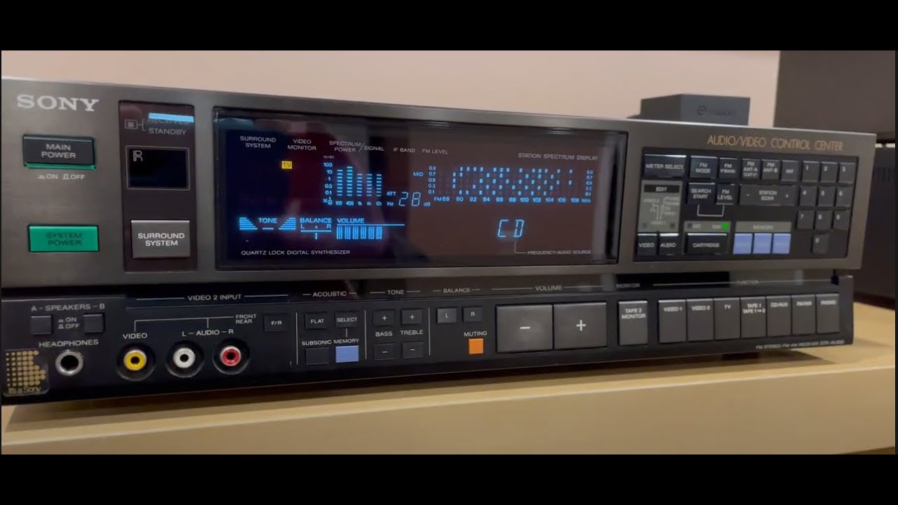 80s Sony Receiver
