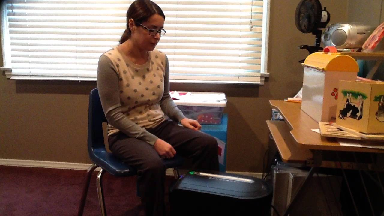 how to use a paper shredder - YouTube