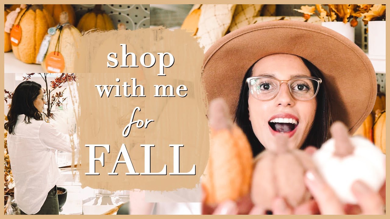 SHOP WITH ME FOR AUTUMN | Target, HomeGoods, Crate & Barrel + full FALL ...