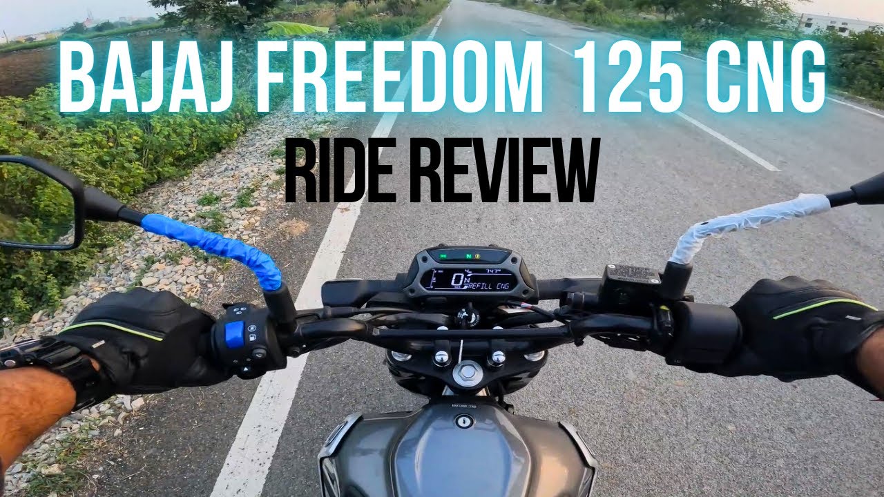 World's First CNG Motorcycle | Bajaj Freedom 125 Ride Review ...