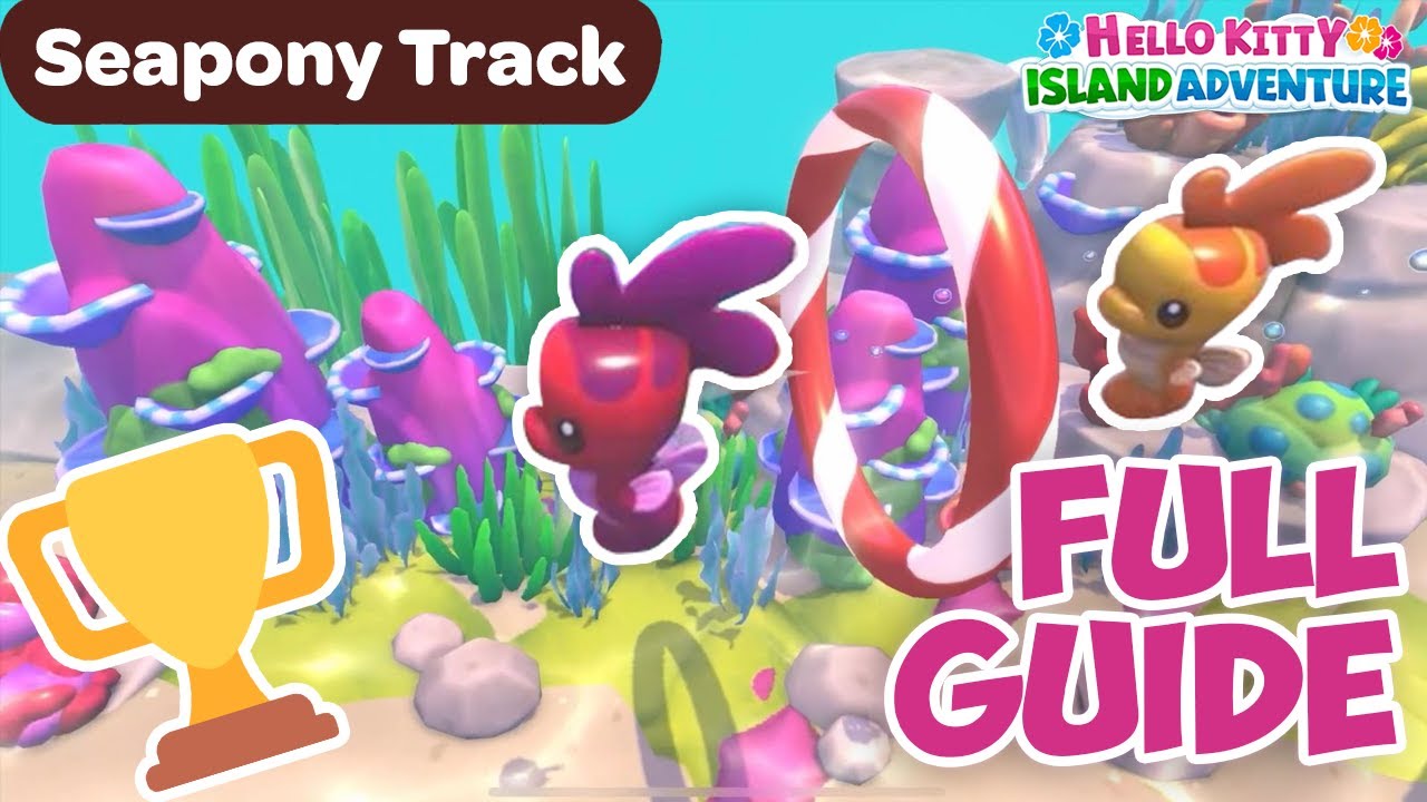 Seapony Racing Best Strategy Guide - Hello Kitty Island Adventure - YouTube