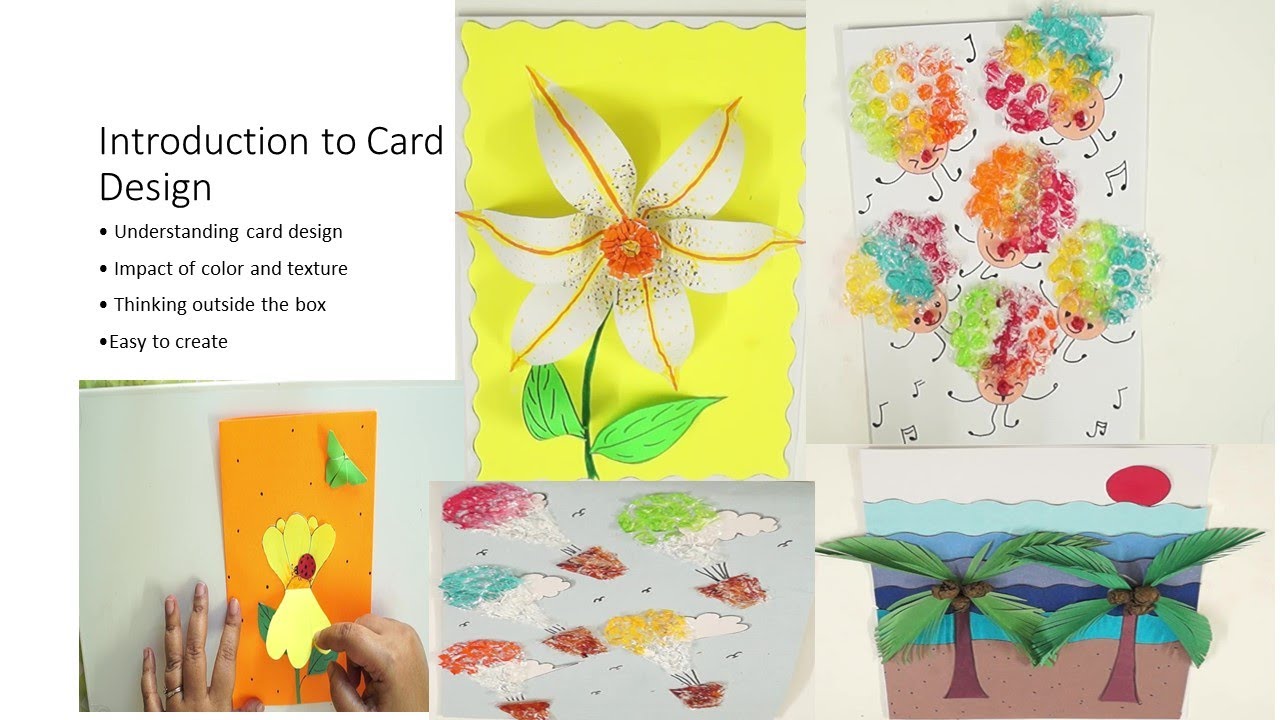 Easy Handmade Card making | Handmade Card making with Color Papers|DIY ...