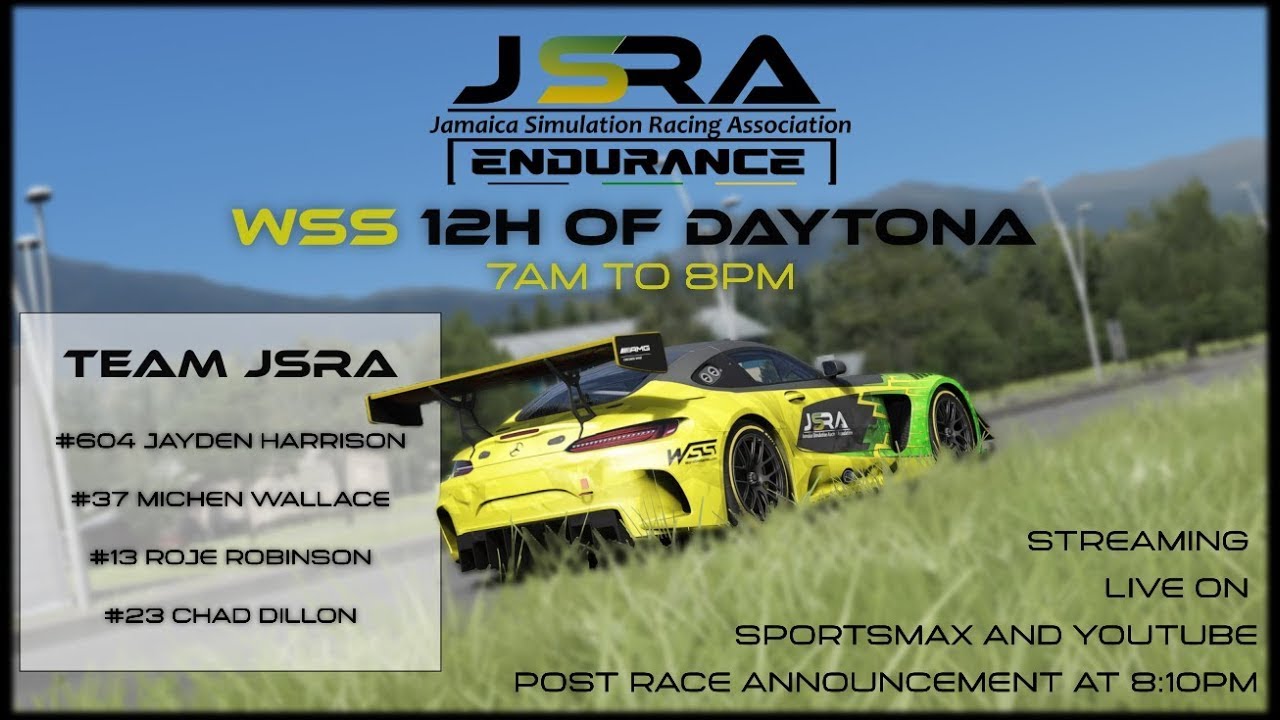 Team JSRA - World Sim Series 12H of Daytona Gt3 Class Part 3 - YouTube