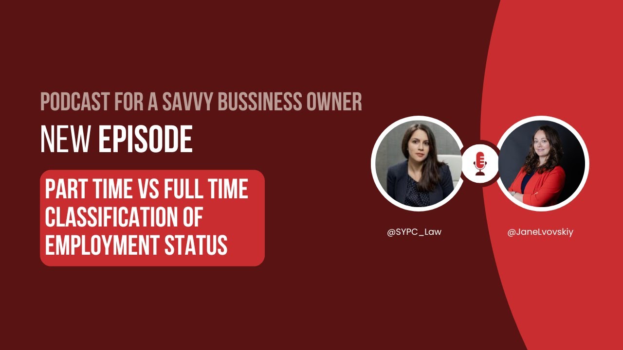 Part Time vs Full Time Classification of Employment Status - YouTube