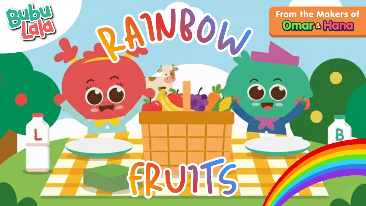 From The Makers of Omar & Hana | Bubu Lala - Rainbow Fruits 🍎 ...