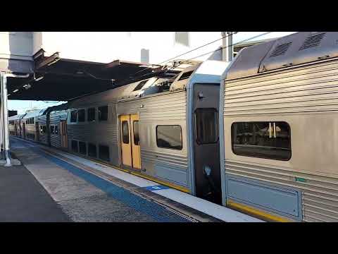 8 Car Suburban K-Set Train Departing At Granville For A Leppington ...