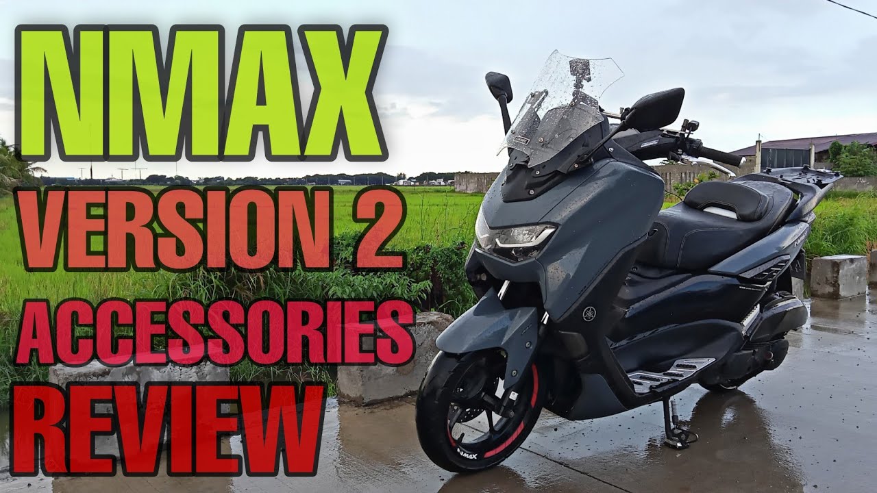 VLOG#127 NMAX Version 2 Accessories || Installed accessories || Yamaha ...