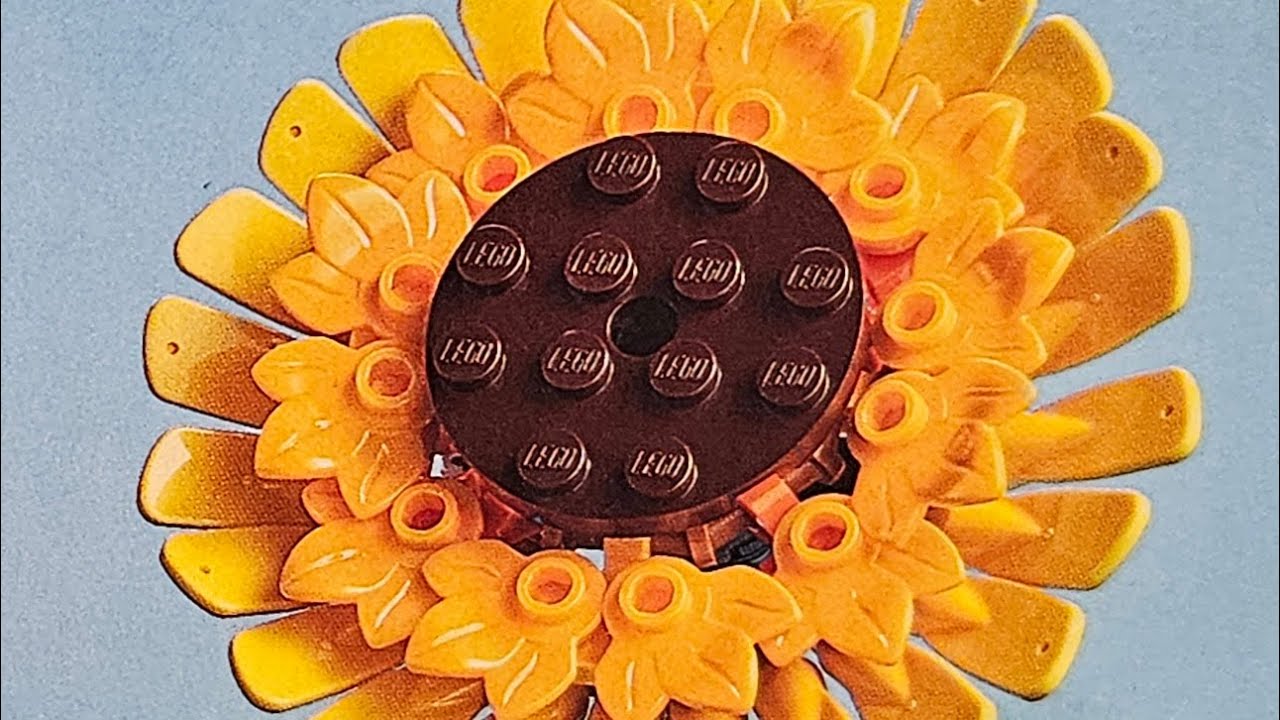 LEGO : Sunflowers 🌻/ How long to assemble sunflower lego/ #lego # ...