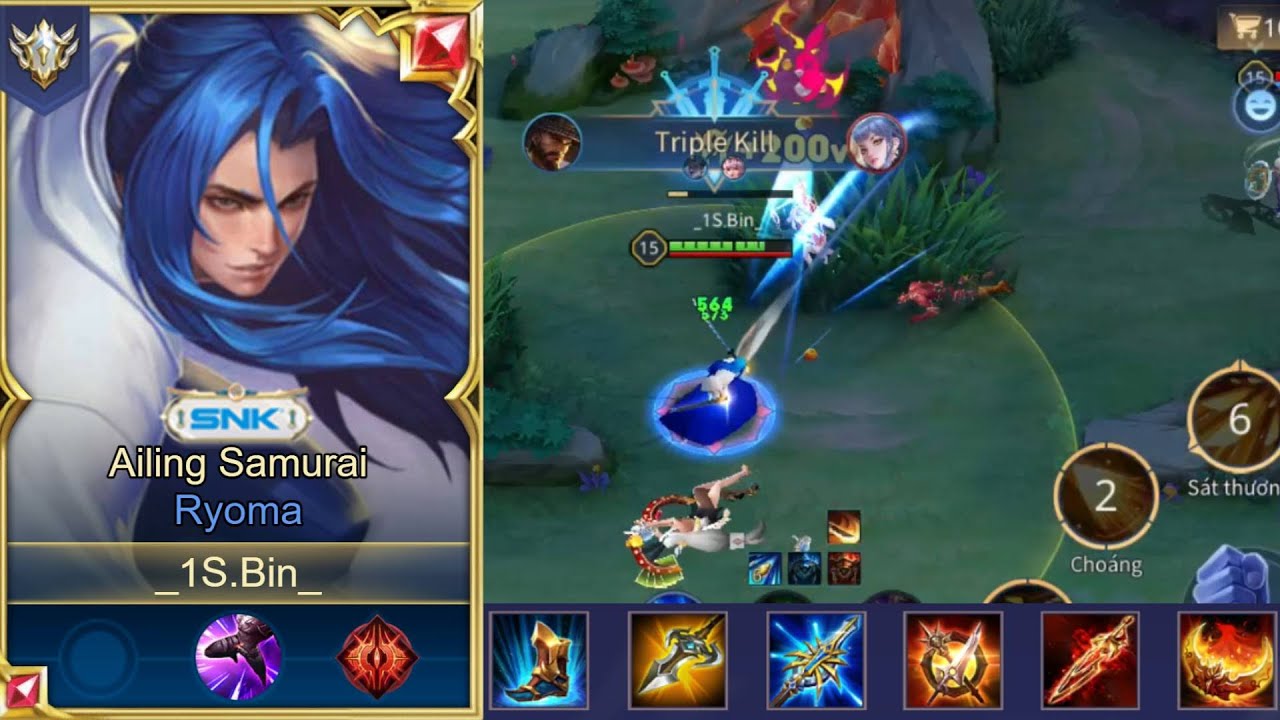 Trận Cuối Lên Cao Thủ Với Trang Phục AILING SAMURAI - YouTube