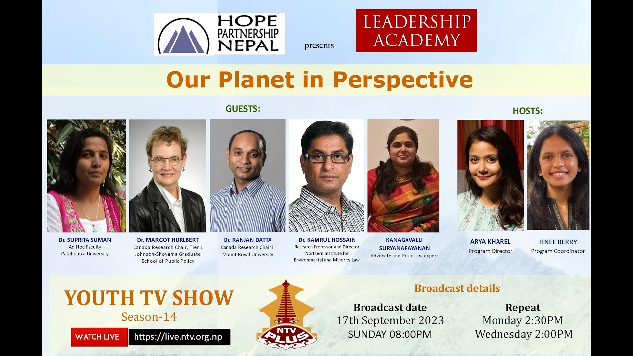 Our Planet In Perspective : A conversation with climate experts from ...