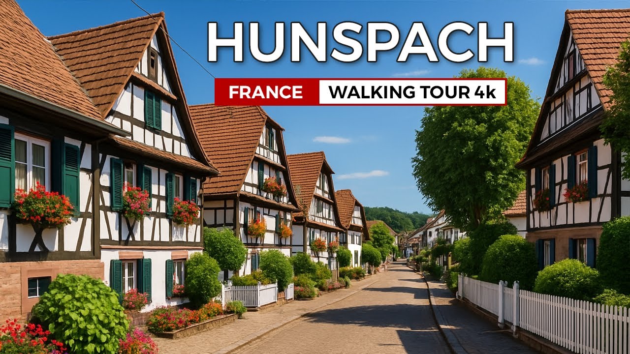 Hunspach, France - The picturesque white village of Alsace | Walking ...