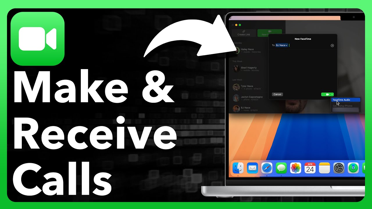 How To Make And Receive Calls On MacBook - YouTube