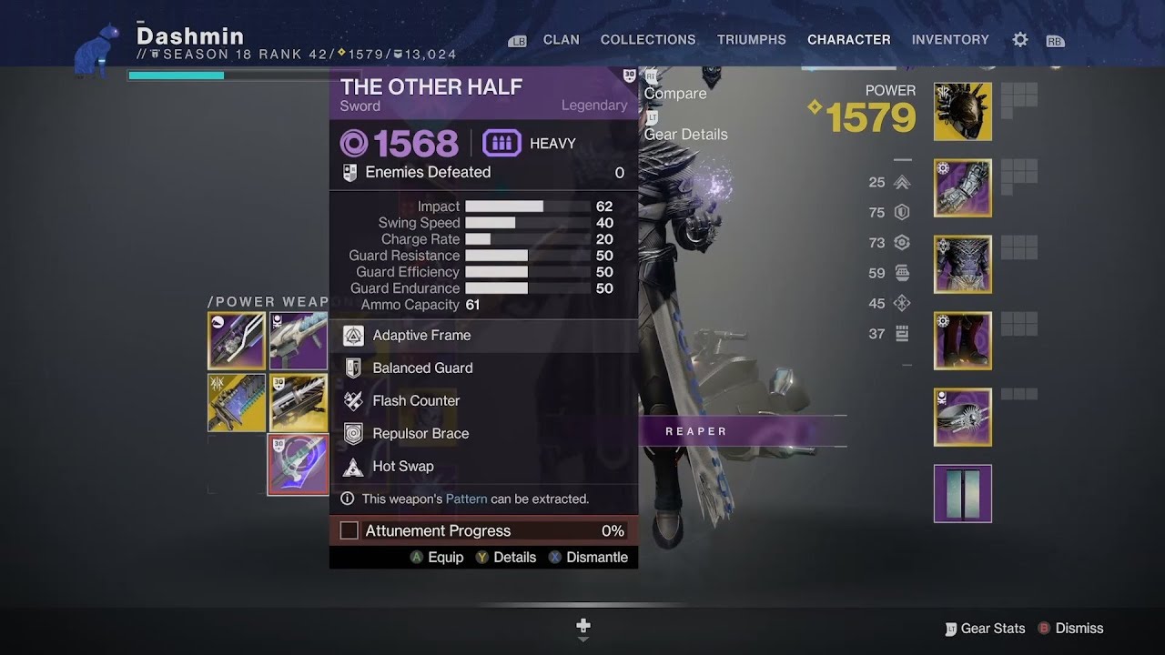 I finally F*ING got it...Destiny 2 The Other Half sword. - YouTube