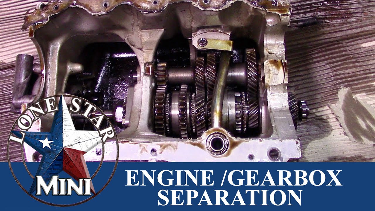 Engine & Gearbox Separation - Classic Mini - YouTube
