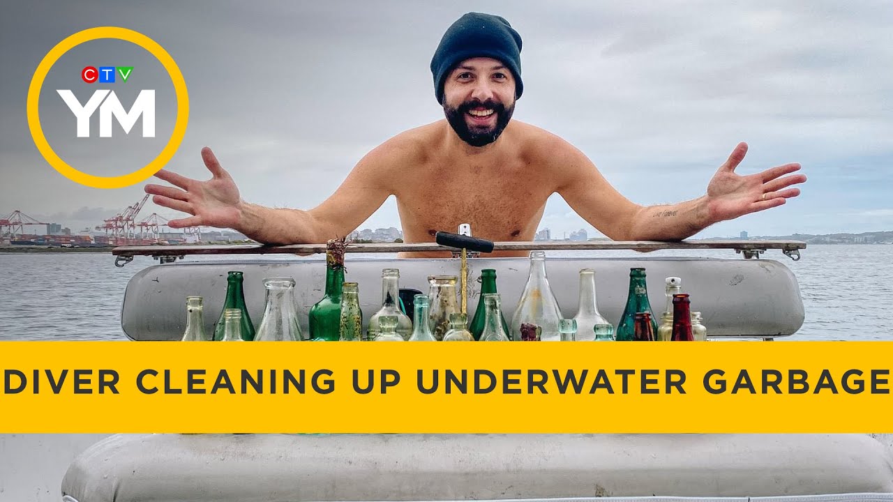 Meet the Canadian diver cleaning up underwater garbage | Your Morning ...