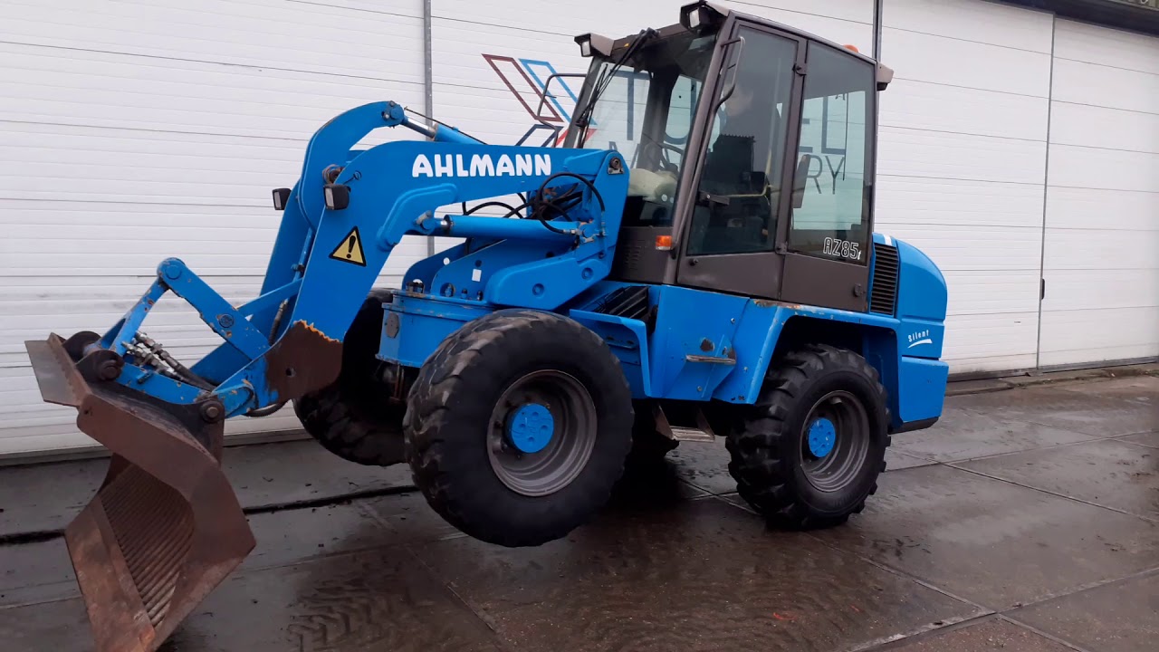 Ahlmann az85t, bj 2000, 8 445 uur - YouTube