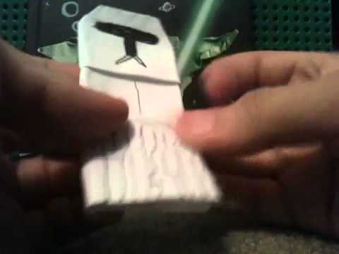 How to make an origami clone trooper - YouTube