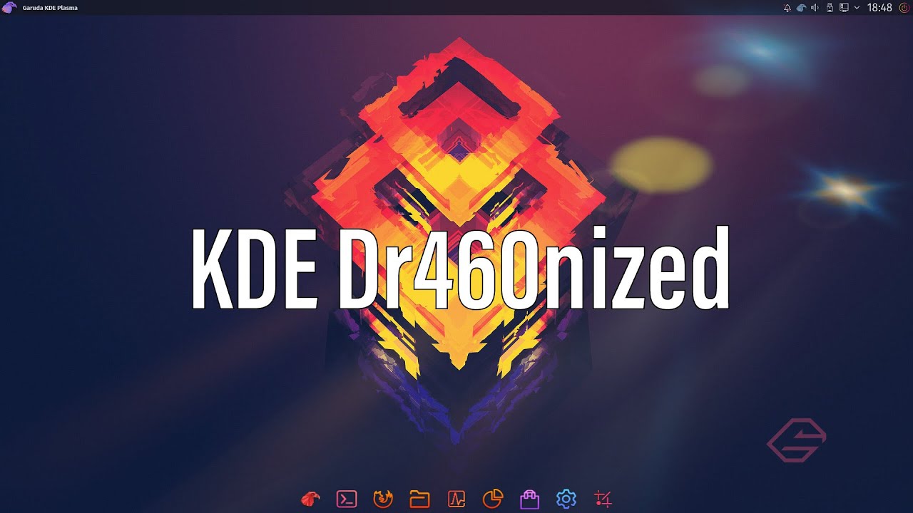 Garuda Linux KDE Dr460nized | A Beautiful Gaming Distro - YouTube