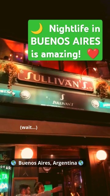 🌙 Nightlife in BUENOS AIRES is AMAZING! ️ #argentina #buenosaires #travel #livemusic #shorts ...