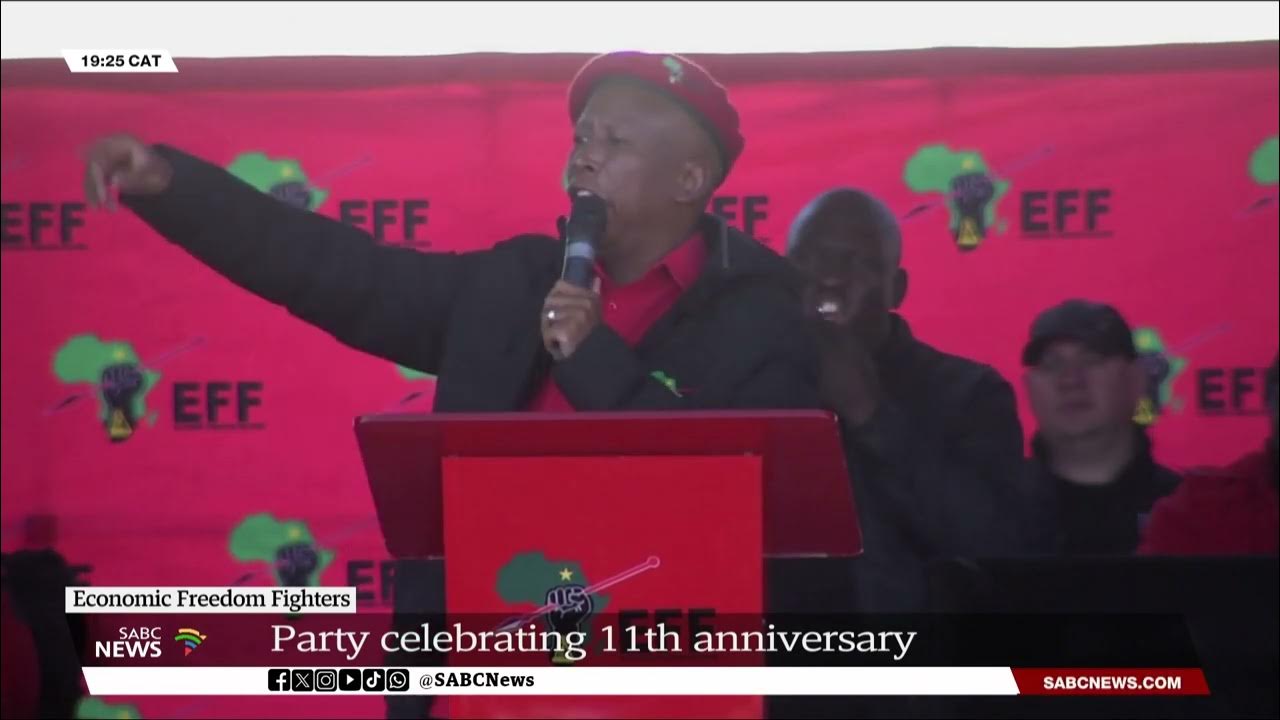 EFF 11th Anniversary | This GNU must fall: Julius Malema - YouTube