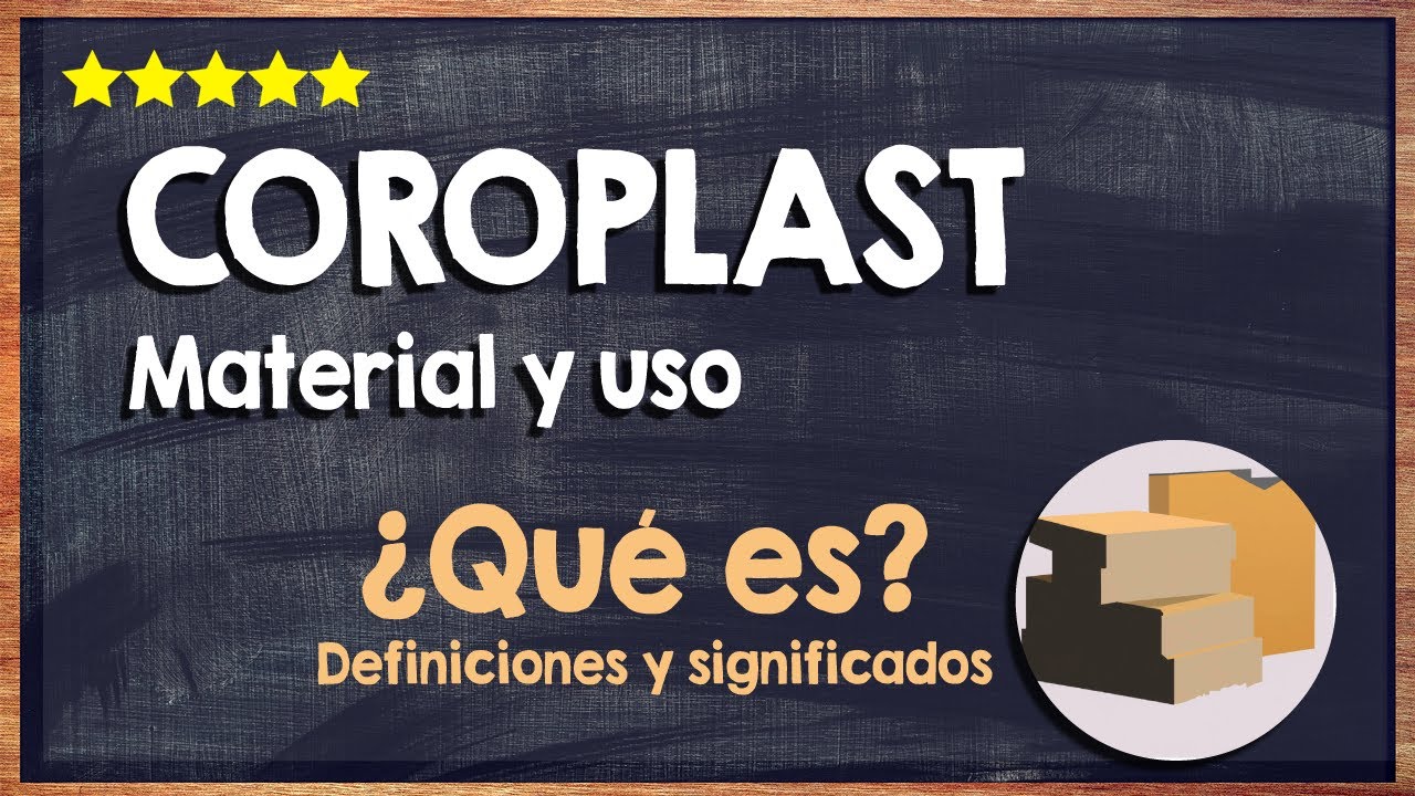 🙏 ¿Qué es el coroplast y de qué material está hecho? 🙏 - YouTube