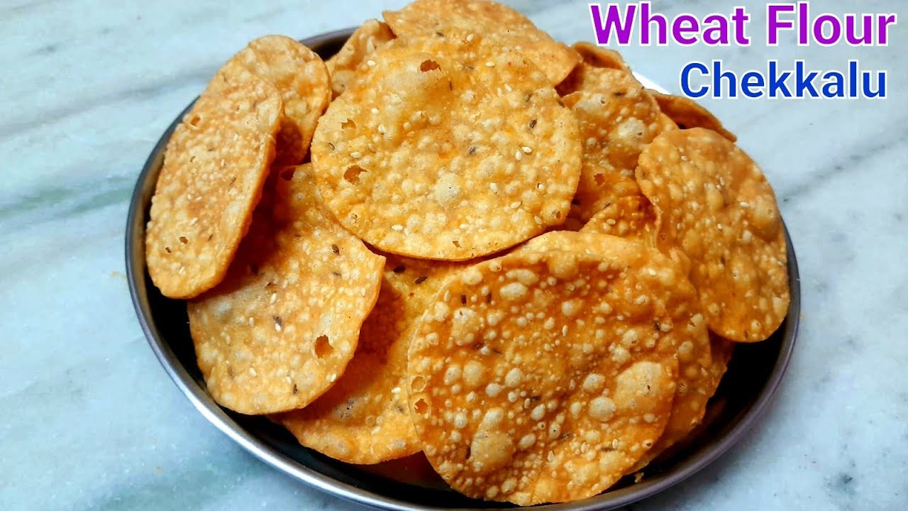 Godhumapindi Appadalu | గోధుమపిండి అప్పడాలు | Chekkalu | Chips | Wheat ...