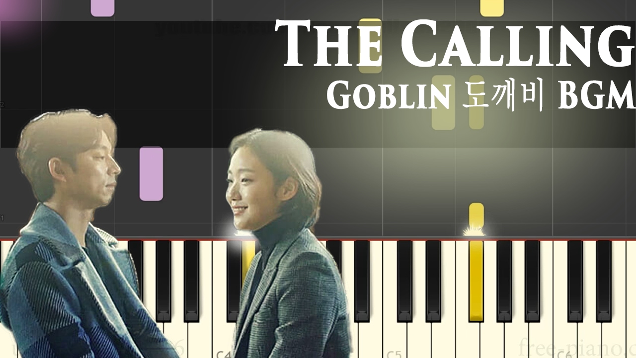Goblin 도깨비 BGM - The Calling - Piano Tutorial - YouTube