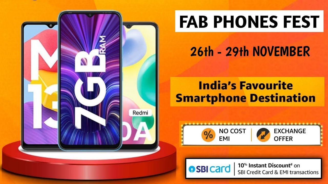 Amazon Fab Phones Fest Sale Live 2022 || Amazon New Sale Live Fab ...