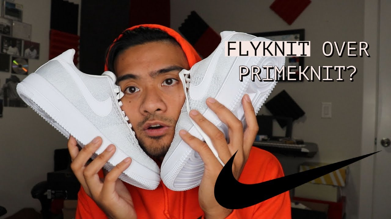 Comfy Nike Flyknit Air Forces! - YouTube