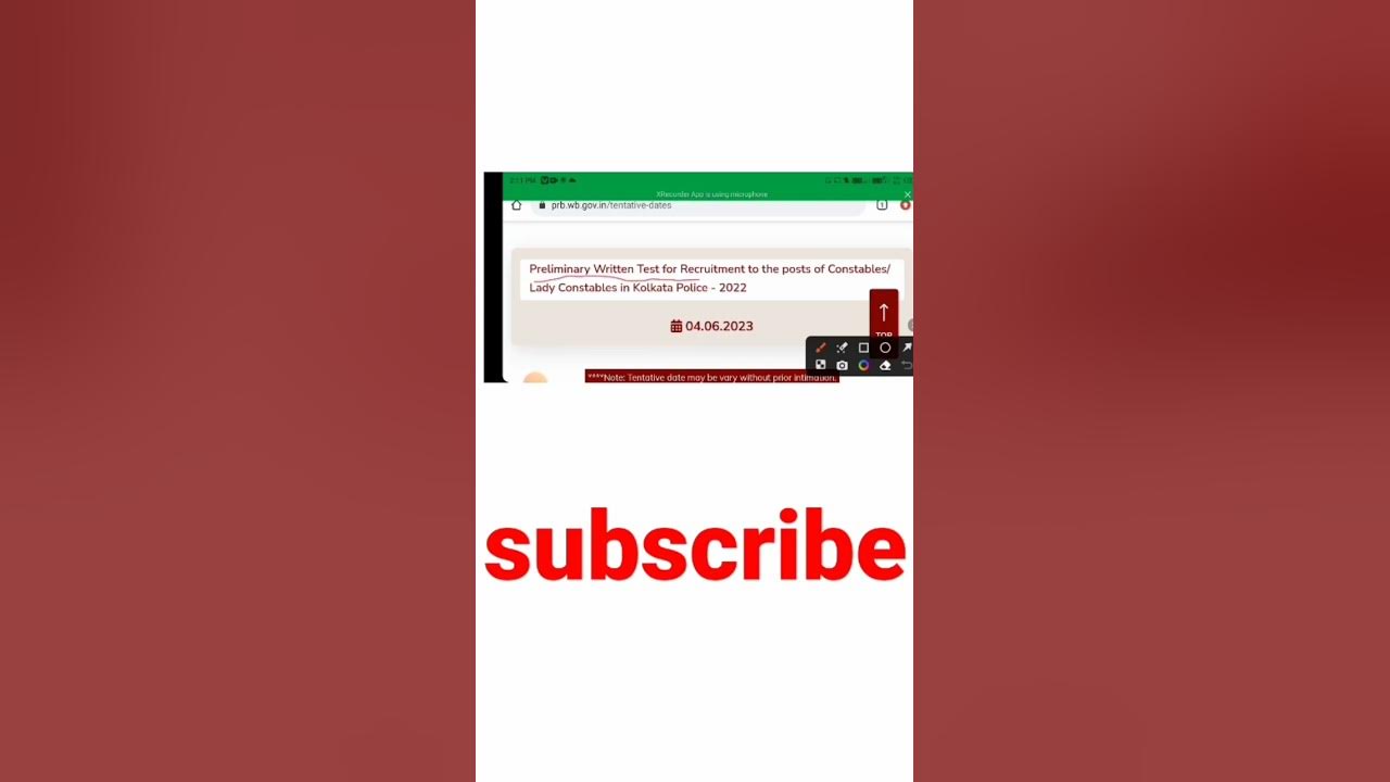 Kolkata Police Exam Date YouTube kolkata-police-exam-date-youtube