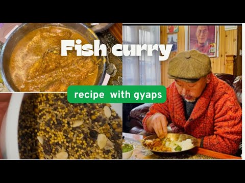Making fish curry at tibetan house by Amu in Amu’s kitchen#sleepingover ...