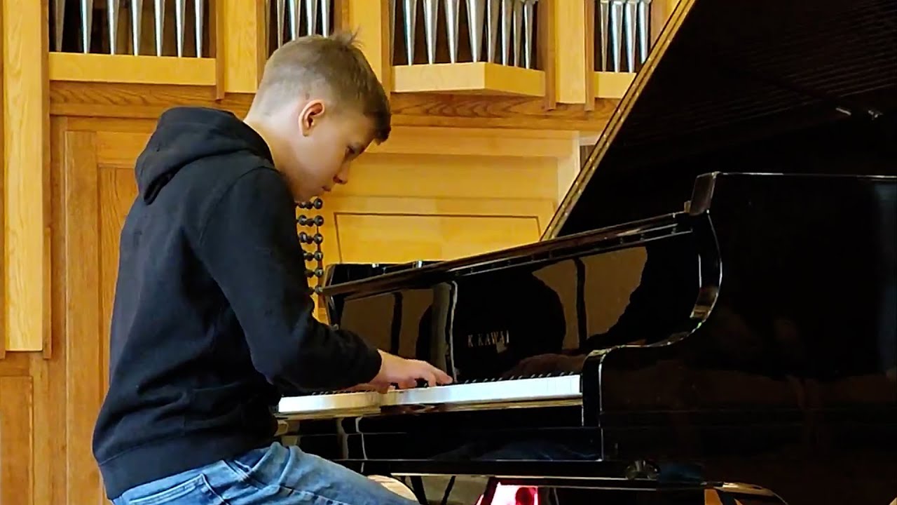 Adam's Bach for the Competition - YouTube