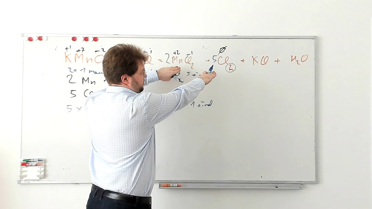 Redoxi reakciók rendezése oxidációsszám változás alapján - YouTube