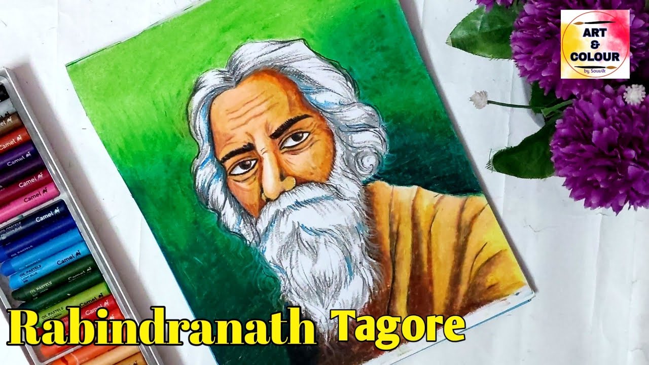 Rabindranath Tagore Drawing | Rabindranath Thakur Drawing ...