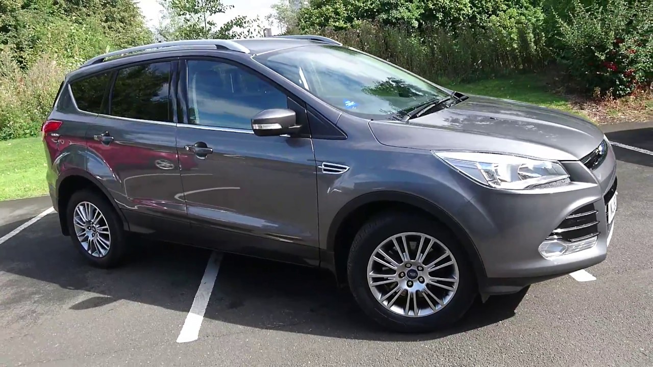 Used Ford Kuga 2.0 TDCi Titanium 5dr 2WD Magnetic Grey 2013 - YouTube