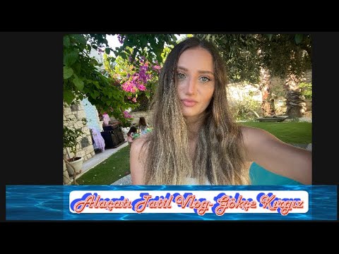 ALAÇATI TATİL VLOG - Açık Havada Spor ve Yoga Keyfi | #GökçeKırgız #Alaçatı #TatilVlog