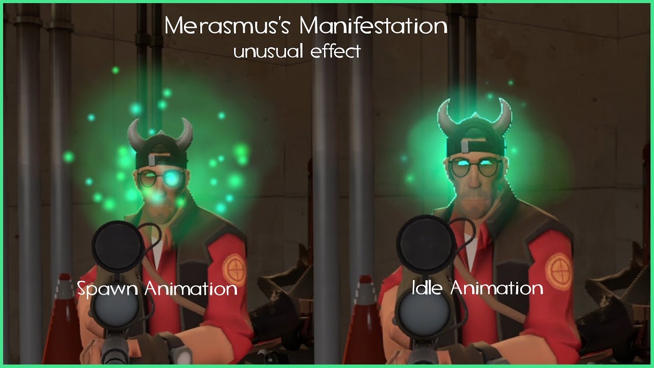 Merasmus's Manifestation - Unusual Hat Effect (TF2) - YouTube