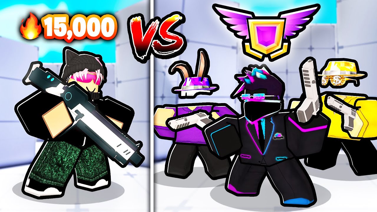 6 PROS VS #1 PLAYER In Roblox Rivals! - YouTube