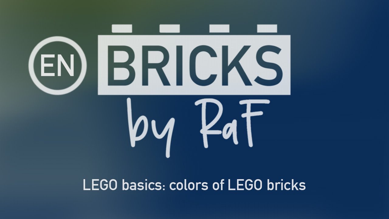 EN - LEGO basics: All colors of LEGO bricks - YouTube