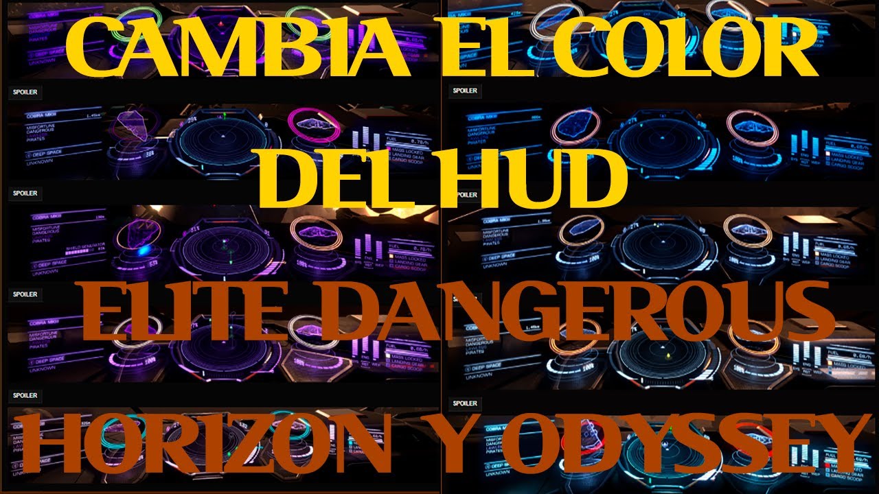 Cambiale El Color Al Hud Elite Dangerous Horizon Y Odyssey Dale Color A ...