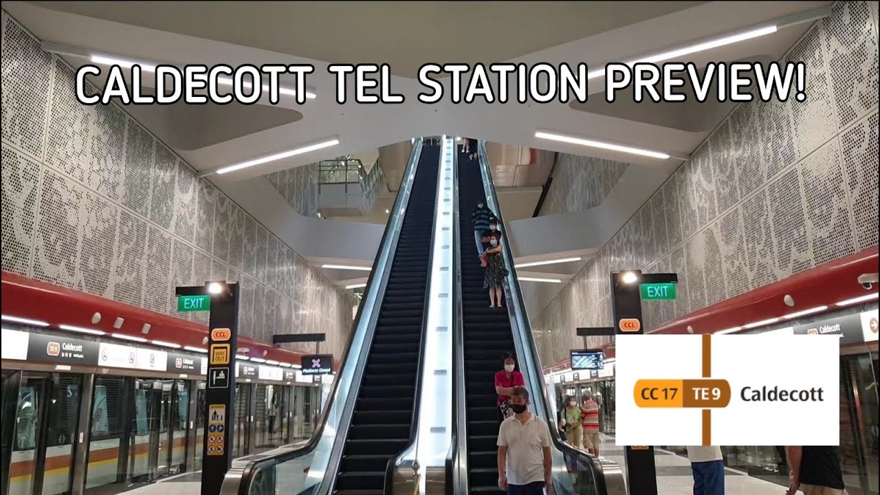 Caldecott TEL Station Official Opening - YouTube
