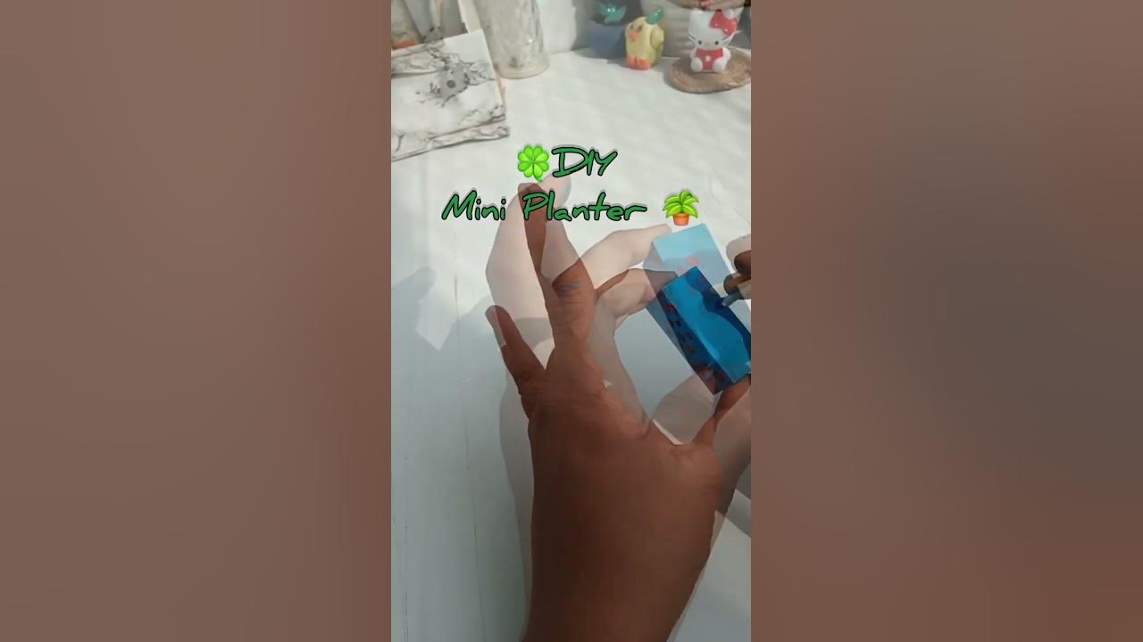 DIY Mini Planter #shortviral #art #craft #diycrafts #diy #shorts #handmade #painting - YouTube