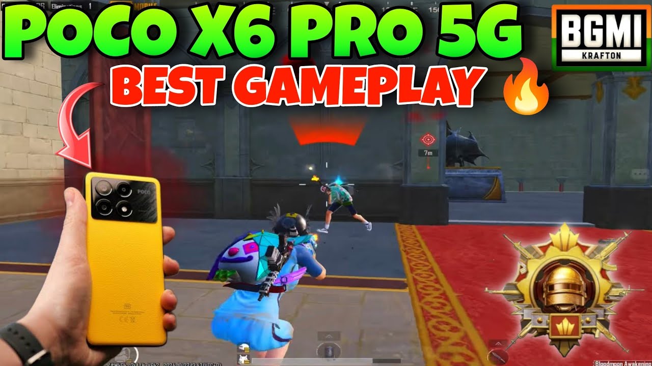 POCO X6 PRO GAMEPLAY BGMI/PUBG 3.4 NEW UPDATE POCO X6 PRO 120 FPS ...