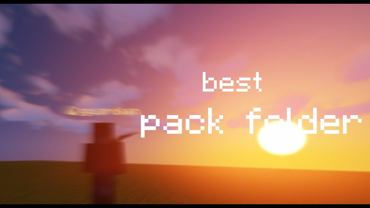 Best Pack Folder - YouTube